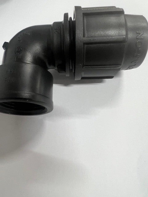 Plasson 90D Elbow Female Metric 40mm- 1.1/2" – Irrigation Store Online