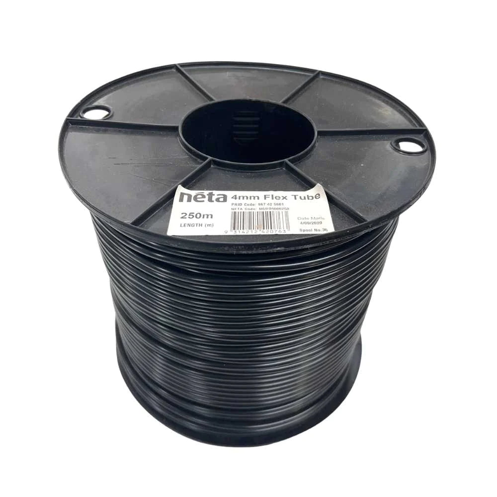 4mm Flexible Spaghetti Tube PPVC X 250M – Irrigation Store Online
